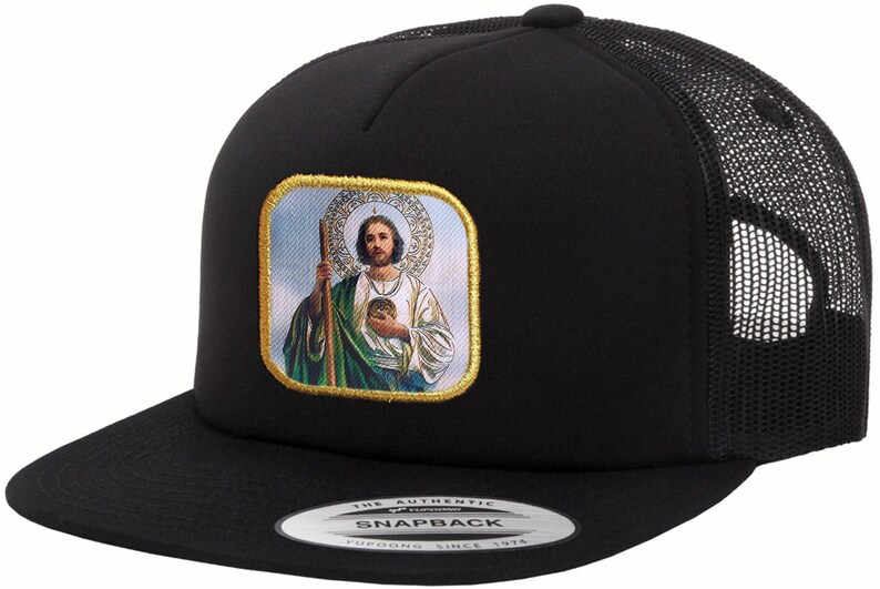 San Judas Tadeo Hat Adjustable St Jude Faith Hat Embroidered Patch ...