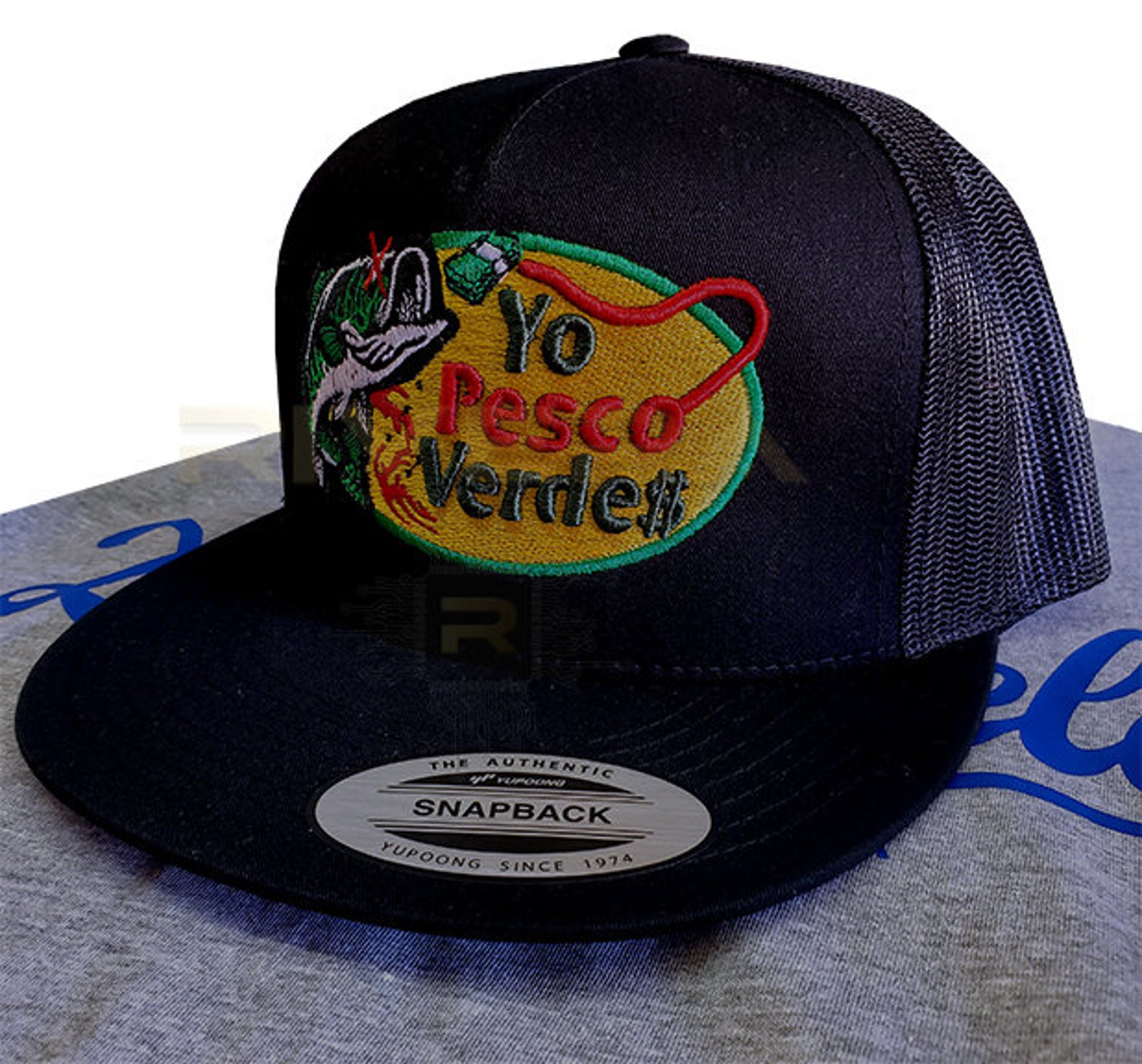 Yo Pesco Verdes Gorra Del Pescado Inspiration TQM Hat Snapback, Yo ...