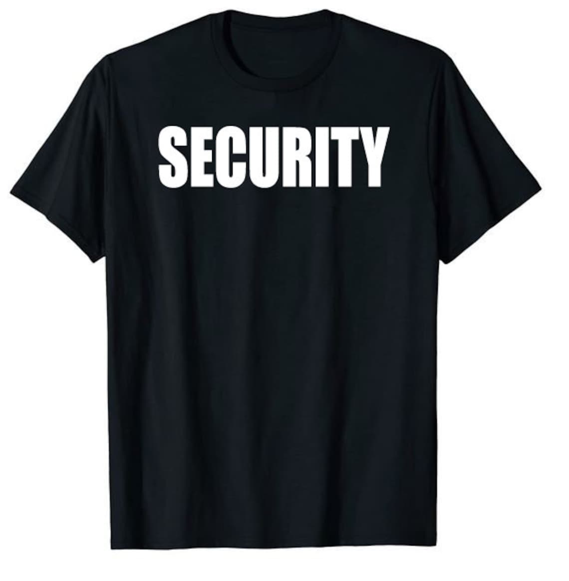 Black Security T-shirt Bar Bouncer Concert Staff T-shirt Gifts Guys ...