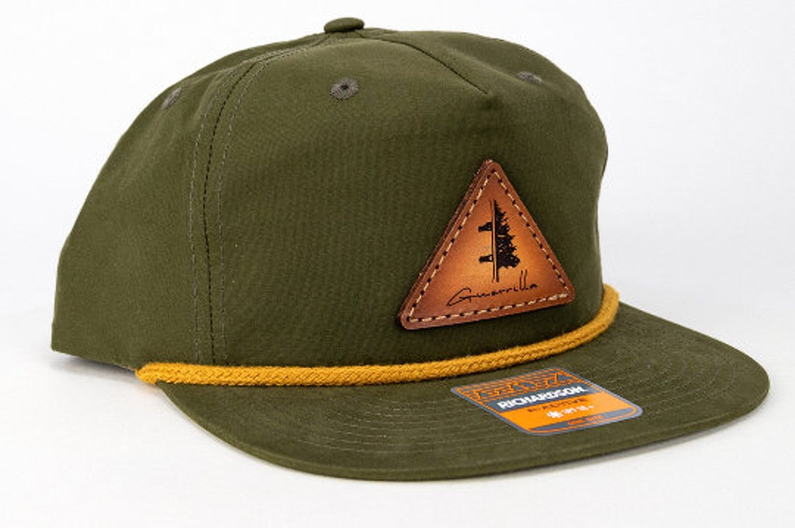 Custom Leather Patch Hats Retro Roper Snapback Umpqua 256 - Etsy