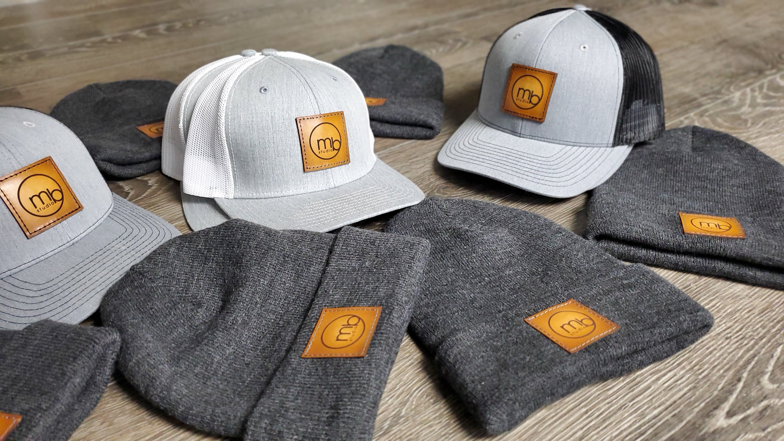 Custom Leather Patch Hat Laser Cut & Engraved Sewn On | Etsy