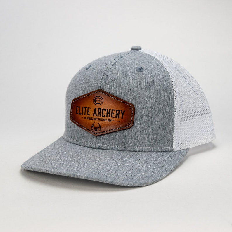 Custom Leather Patch Hat Laser Cut & Engraved Sewn on - Etsy