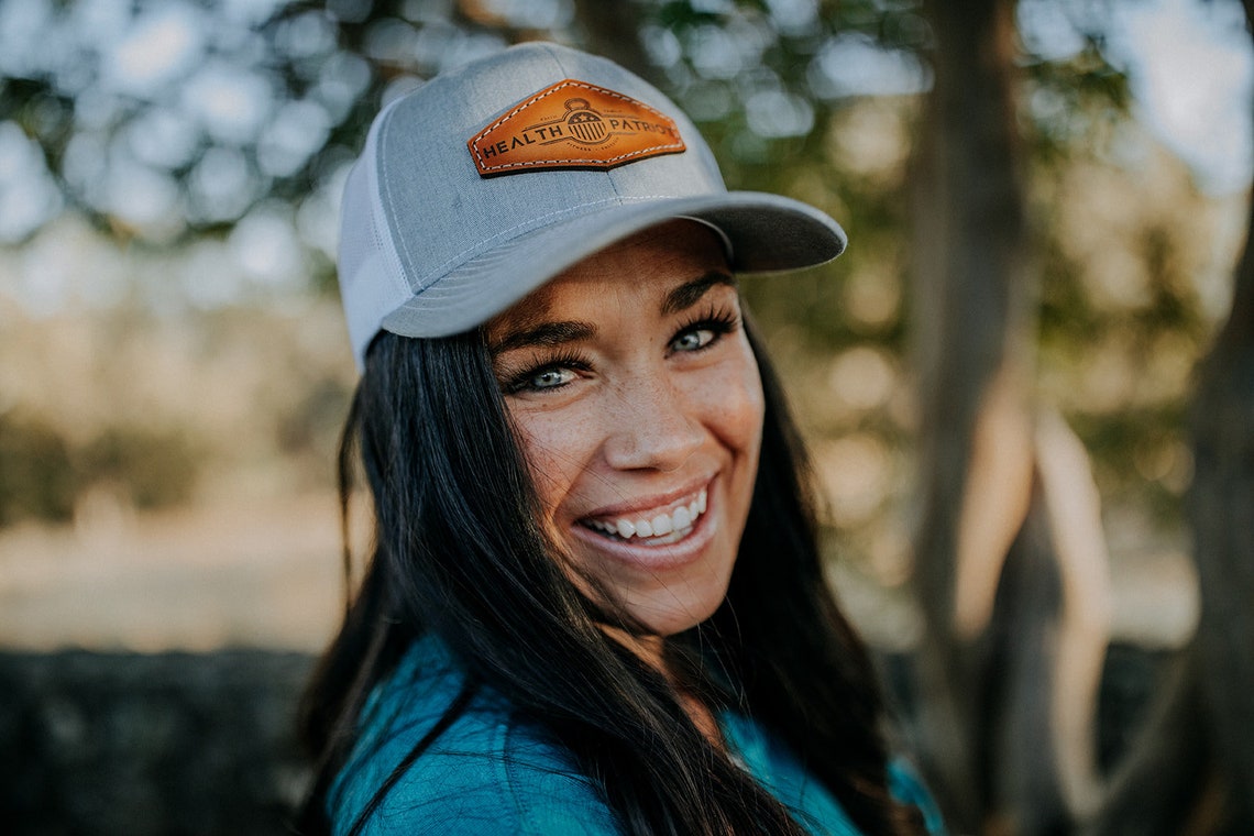 Custom Leather Patch Baseball Hats Sewn on Hand Finished - Etsy