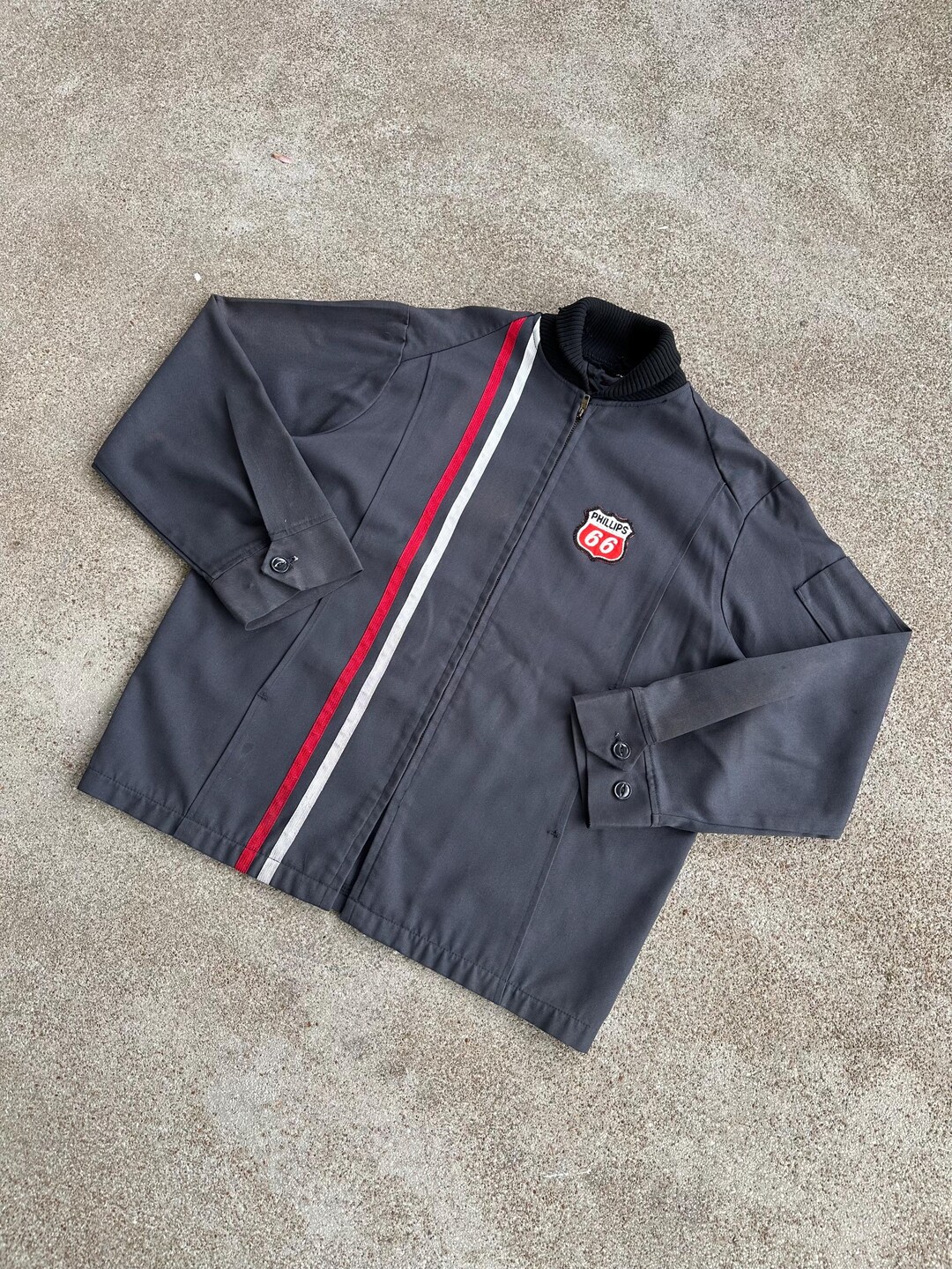 Vintage 70s Phillips 66 Work Wear Jacket - Etsy