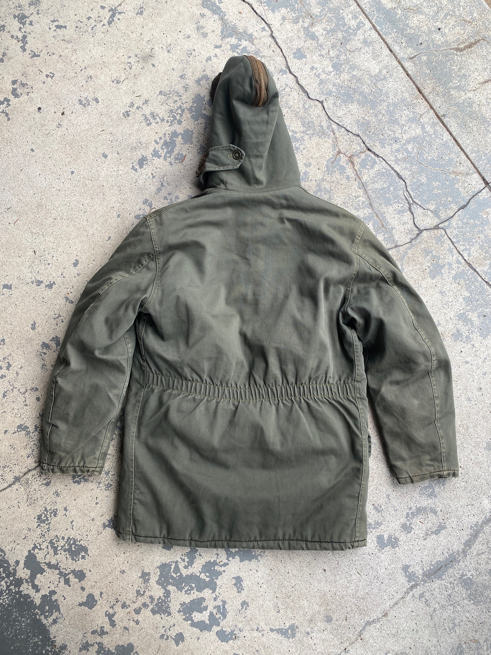 Vintage 50s B-9 Parka Flight Military Split Hood Jacket - Etsy