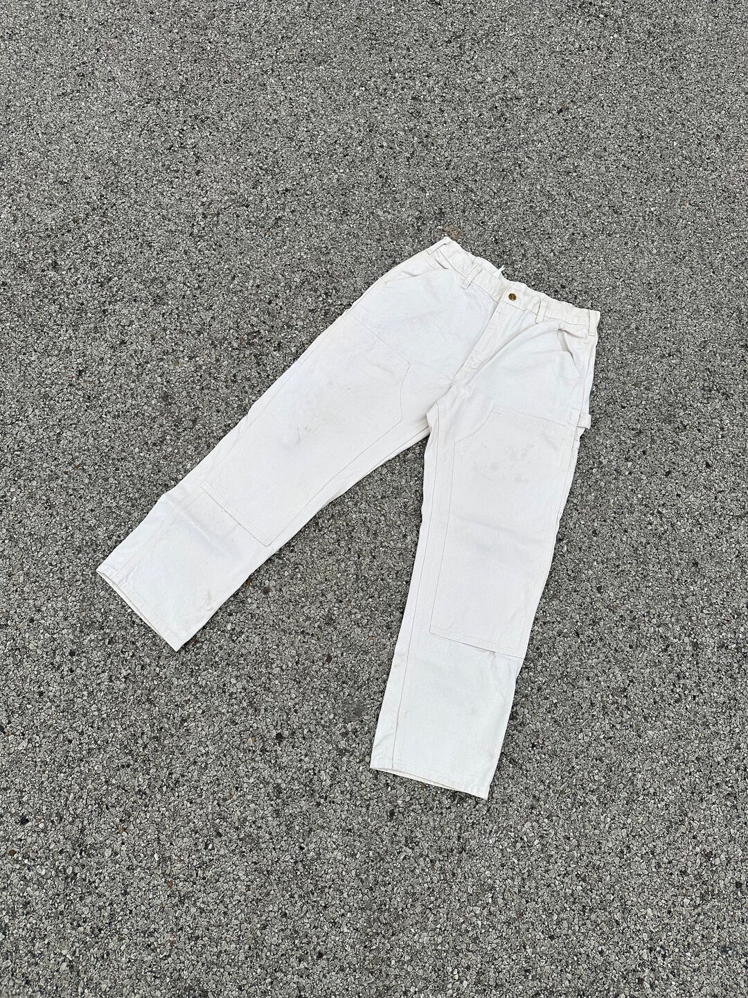 Vintage Y2k/00s Carhartt Double Knee Distressed Carpenter Pants 33W - Etsy
