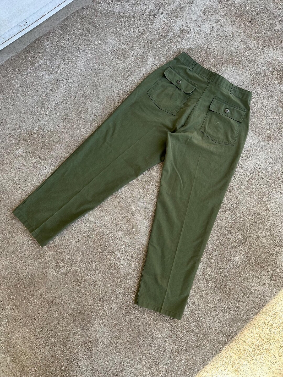 Vintage 80s Army/military OG-507 Pants 35W - Etsy