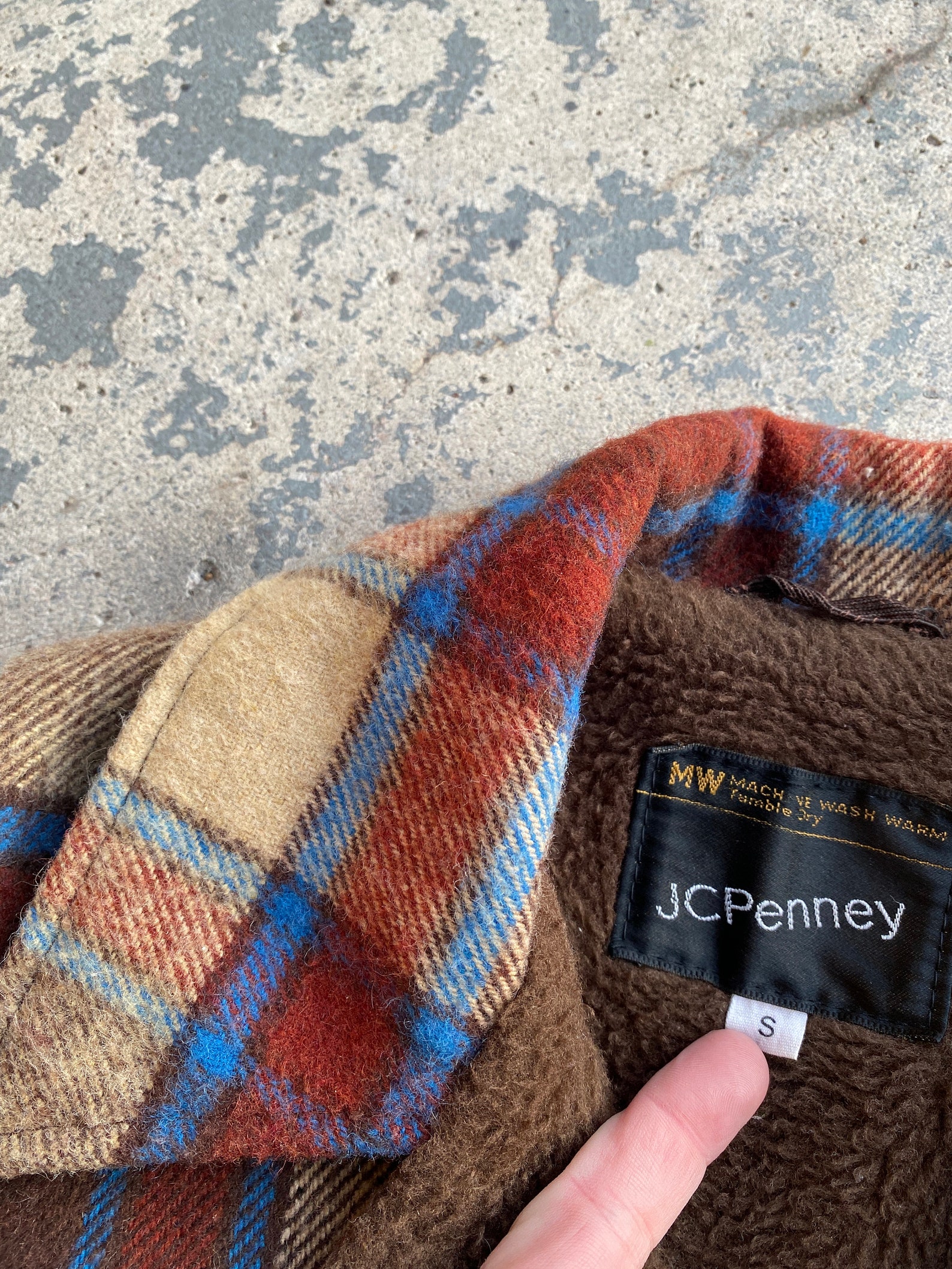 Vintage 70s JC Penneys Sherpa Lined Heavyweight Western - Etsy