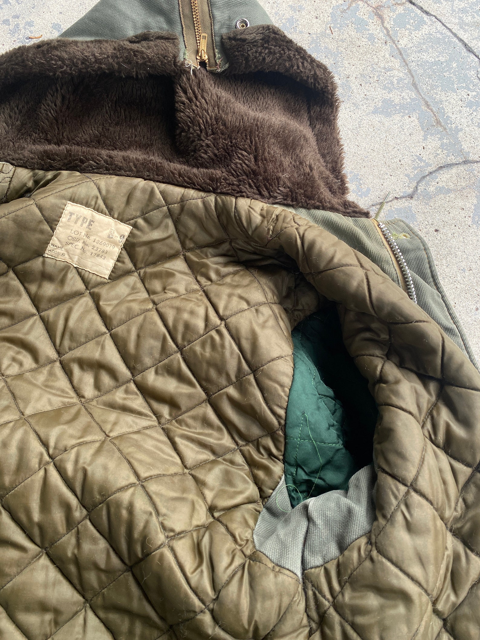 Vintage 50s B-9 Parka Flight Military Split Hood Jacket - Etsy