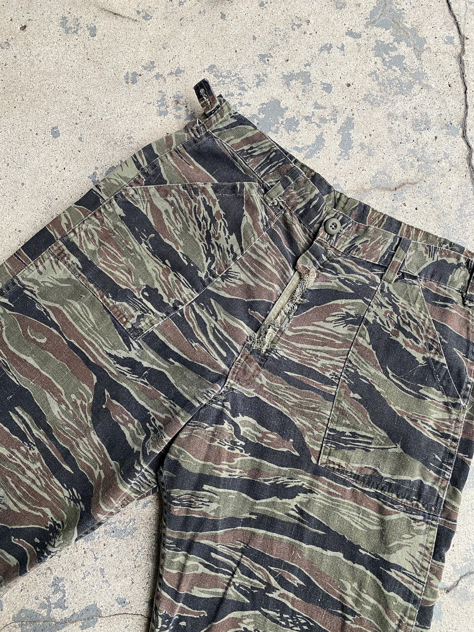 Vintage 70s/80s Tiger Stripe Camo Utility Pants 32W - Etsy