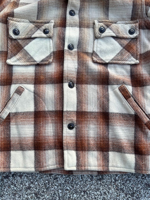 Vintage 50s Woolrich Heavyweight Earth Tone Flannel - Gem