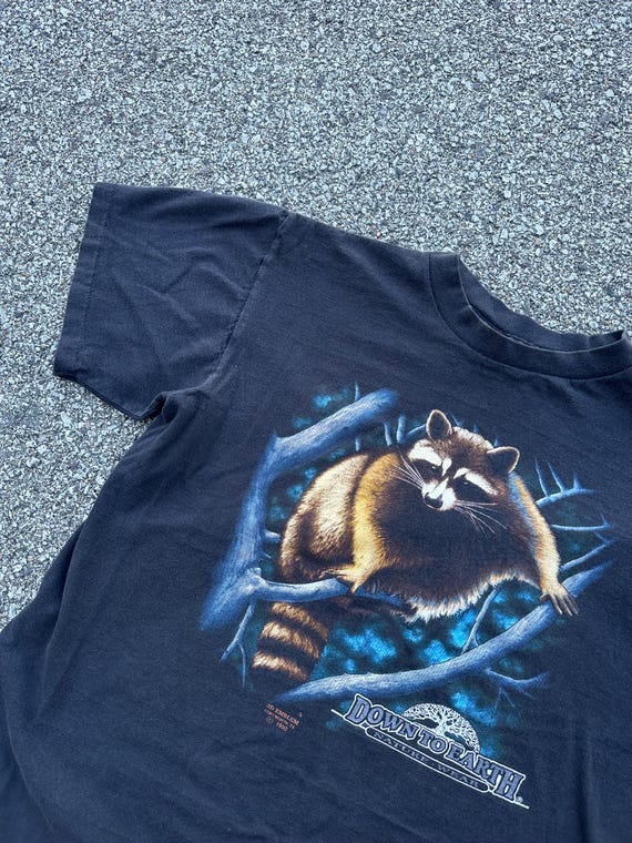 Vintage raccoon t shirt - Gem