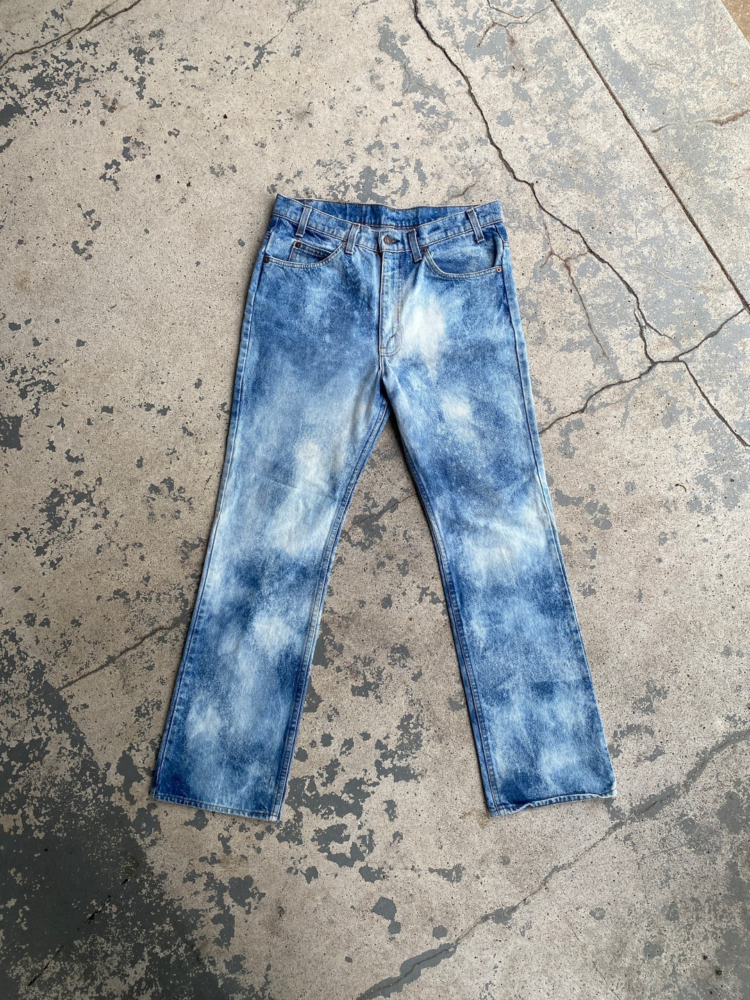 Vintage 80s Levis 517s Acid Wash Denim Jeans 33.5W - Etsy