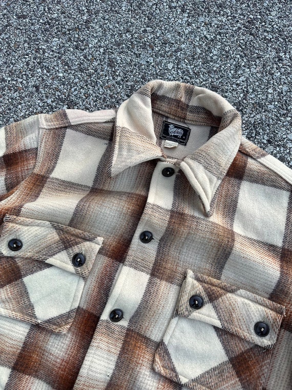 Vintage 50s Woolrich Heavyweight Earth Tone Flannel - Gem