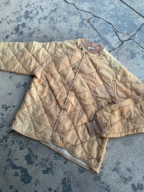 vintage quilted jacket 1950s - Gem