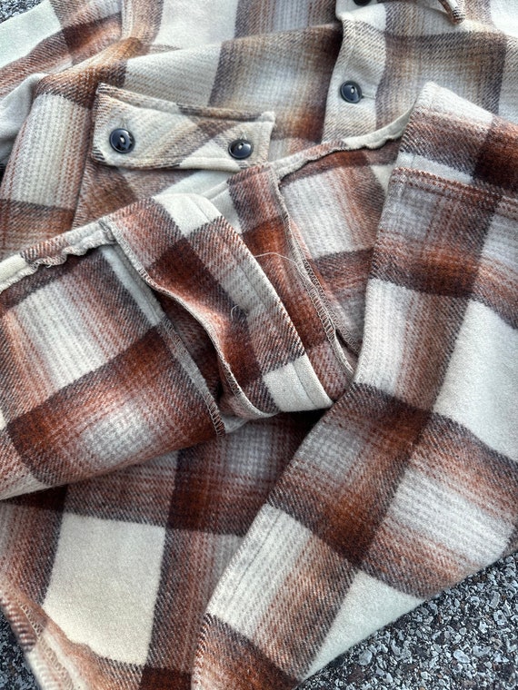 Vintage 50s Woolrich Heavyweight Earth Tone Flannel - Gem