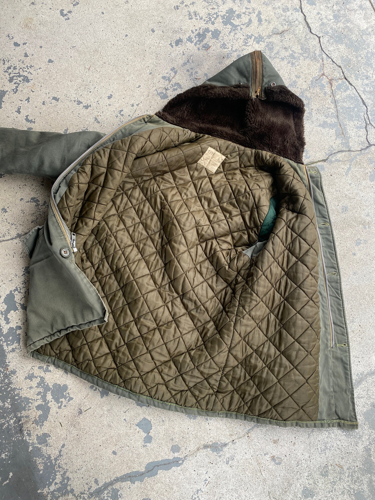 Vintage 50s B-9 Parka Flight Military Split Hood Jacket - Etsy
