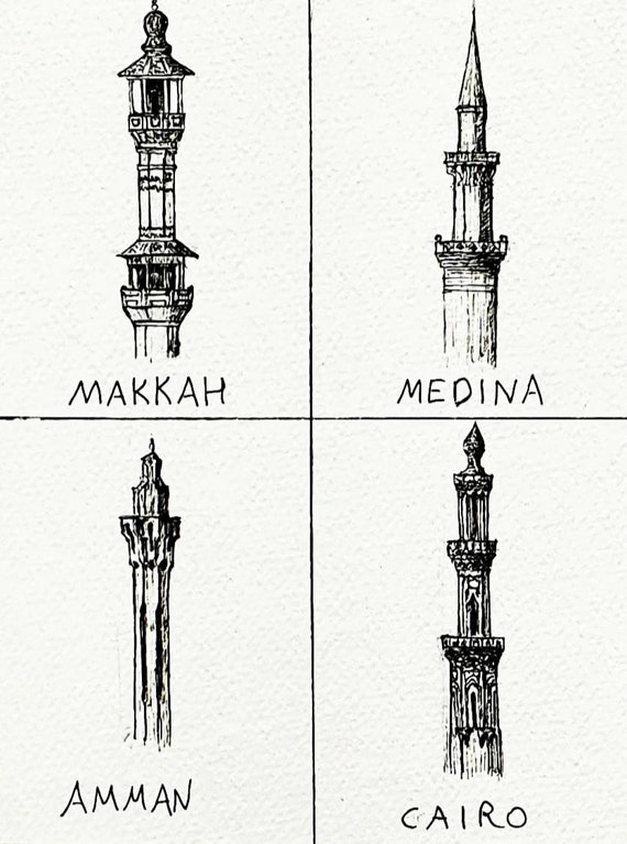 Minaret Drawing