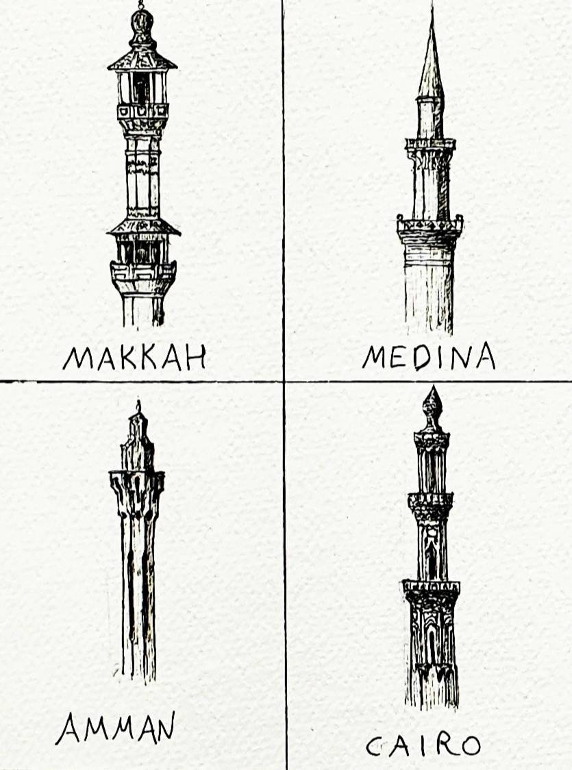 Collection of 25 Minarets - Islamic Wall Art Prints | Ornaments of the ...