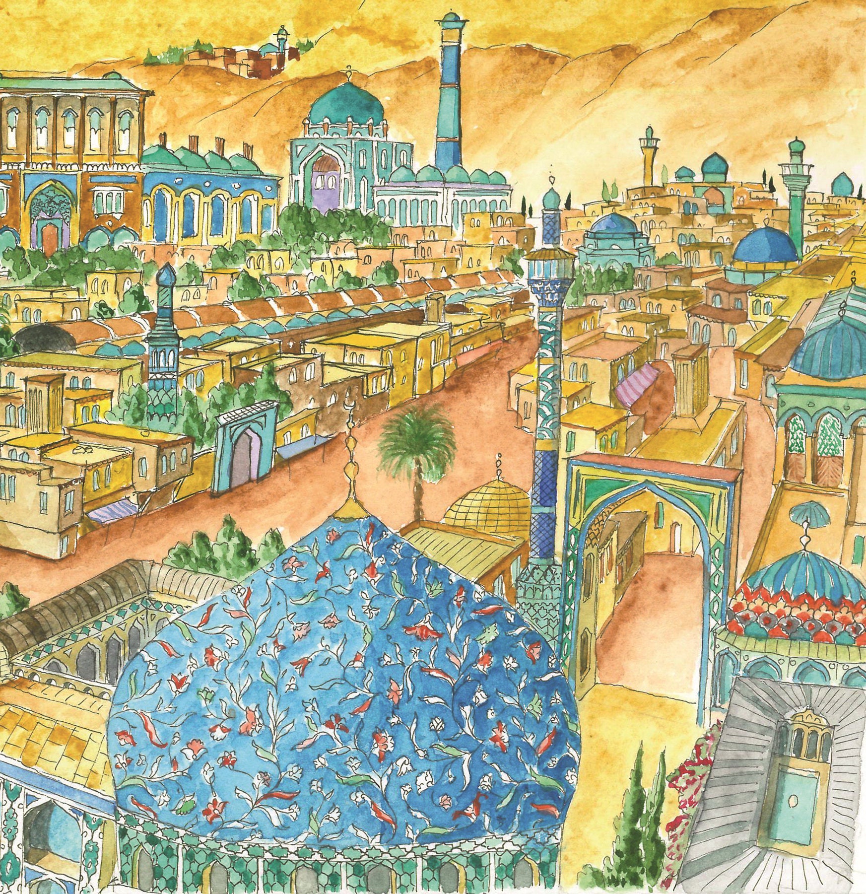 The Silk Road Art Print - Etsy