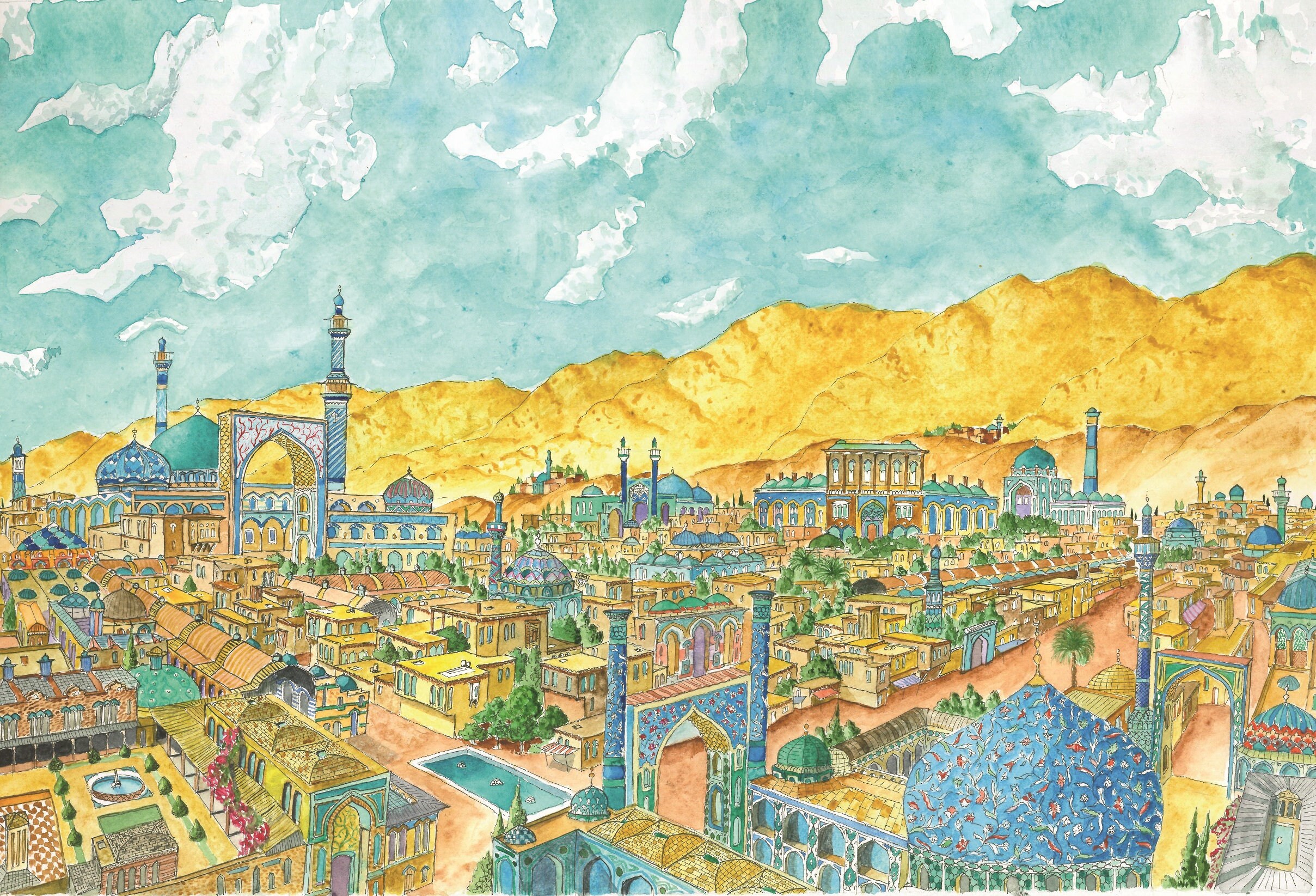 The Silk Road - Art Print - Etsy