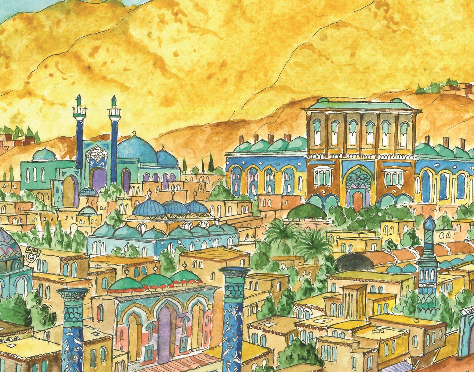 The Silk Road - Art Print - Etsy