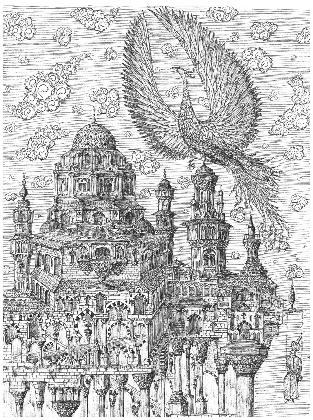 Simurgh's Visit - Art Print - Etsy