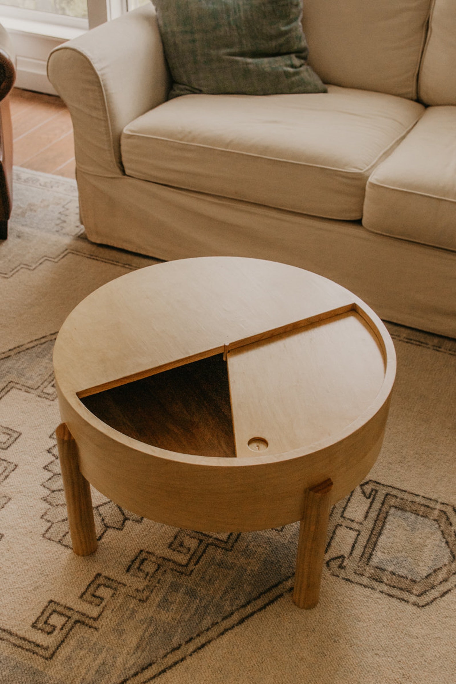 Coffee Table With Storage | Build Plans - Etsy