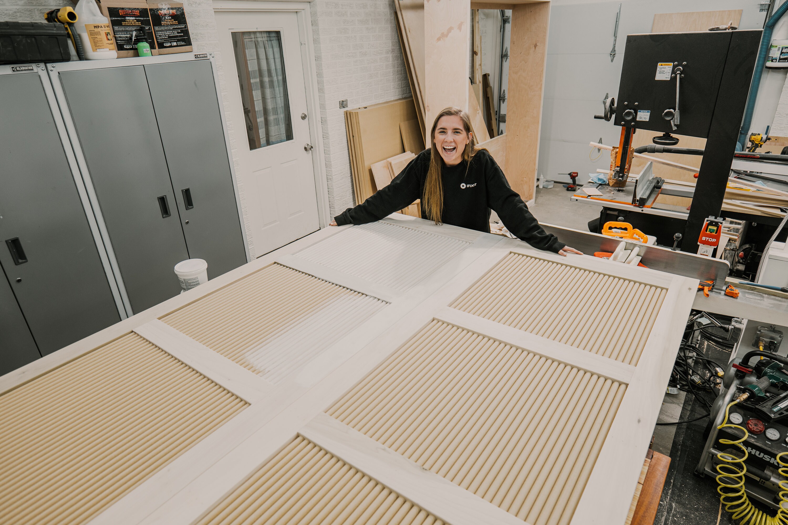 Woodbrew Murphy Bed Fluted Panel Modern Fold Away Bed - Etsy Canada