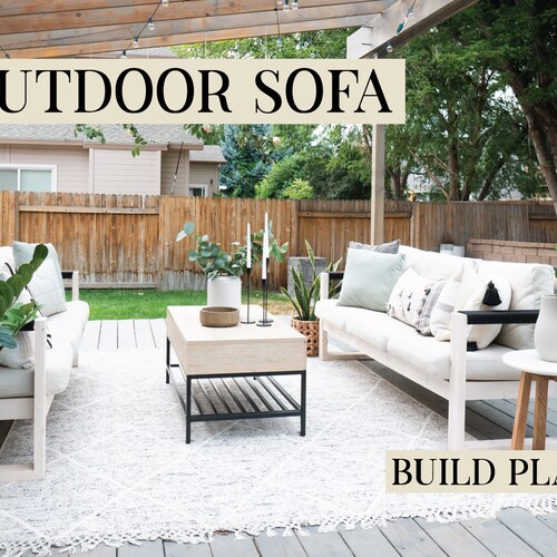 Outdoor Lounge Sofa Build Plans | Etsy