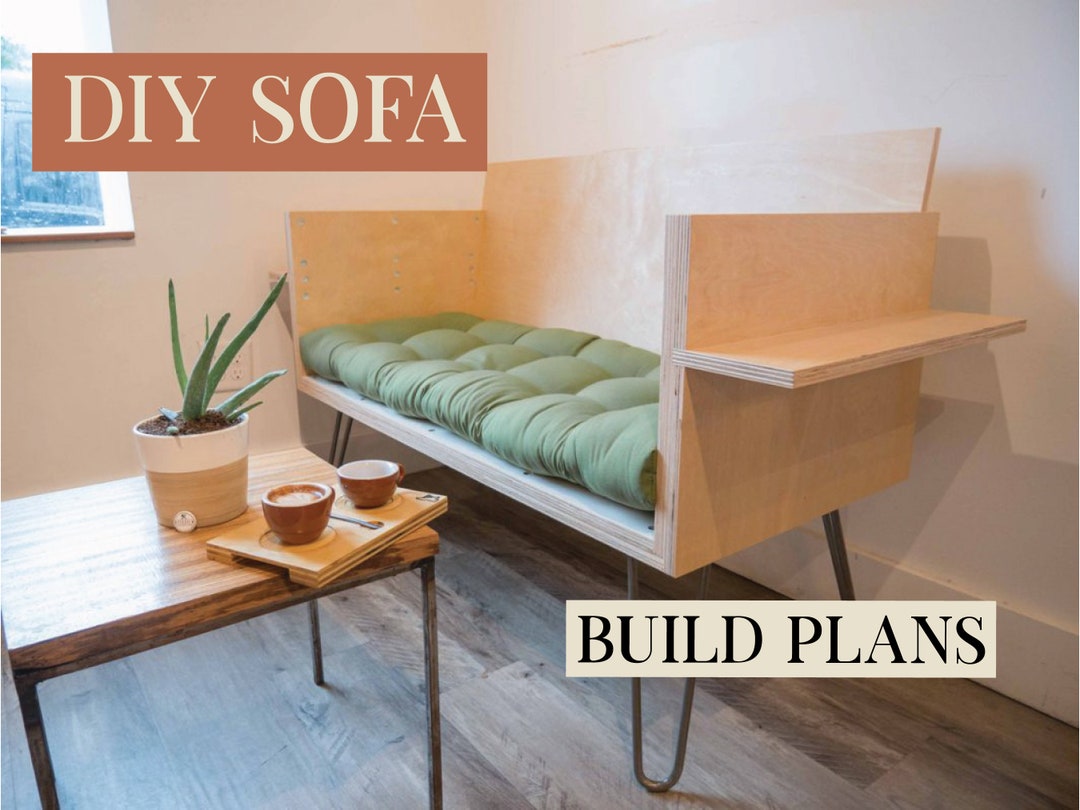 PDF DIY Plywood Sofa Build Plans - Etsy