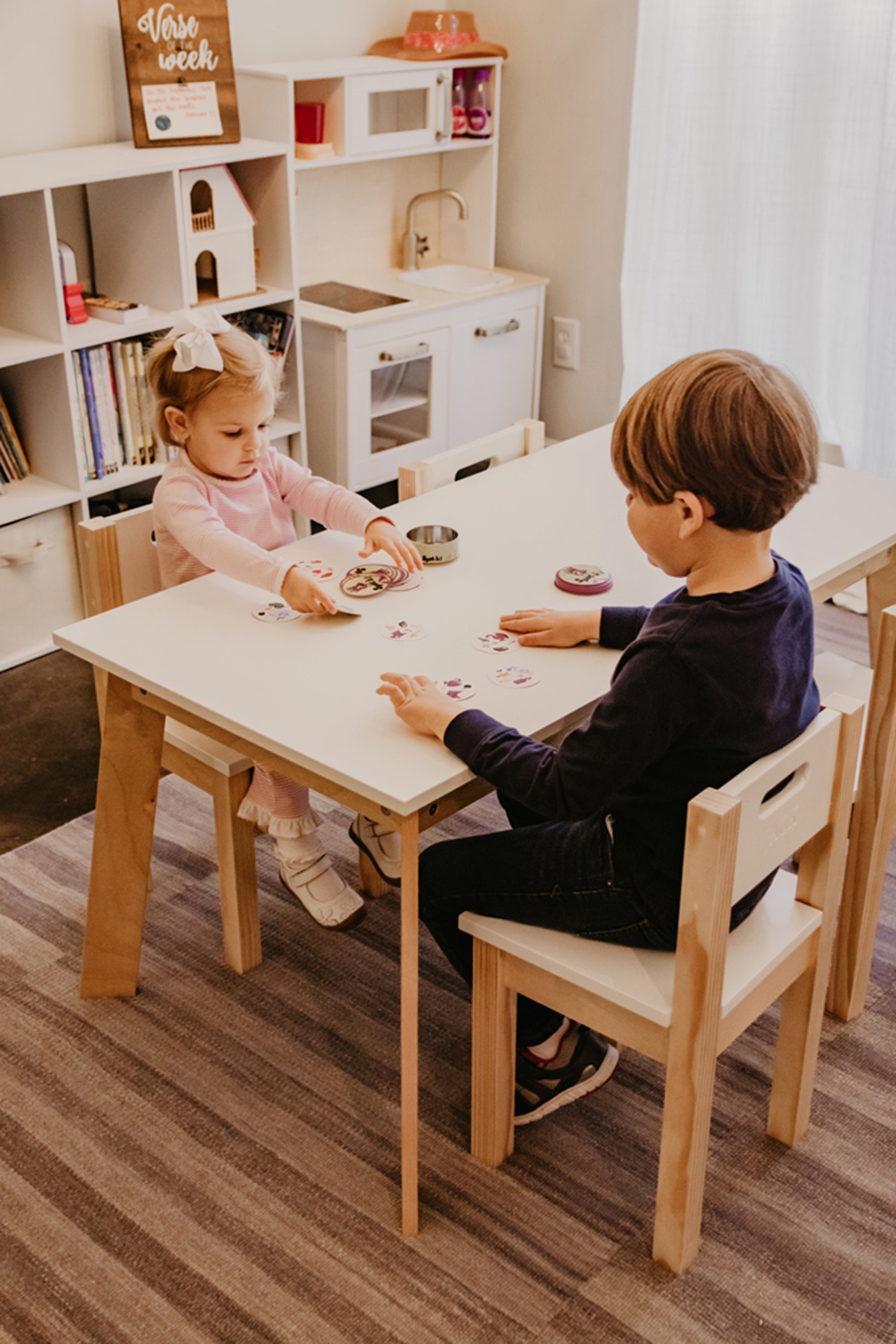 Kids Table and Chairs | Build Plans - Etsy