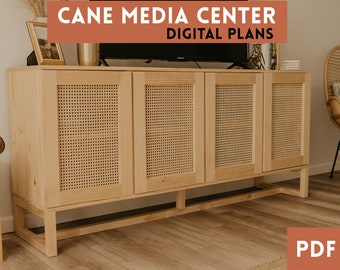 Cane Media Center Build Plans - Etsy