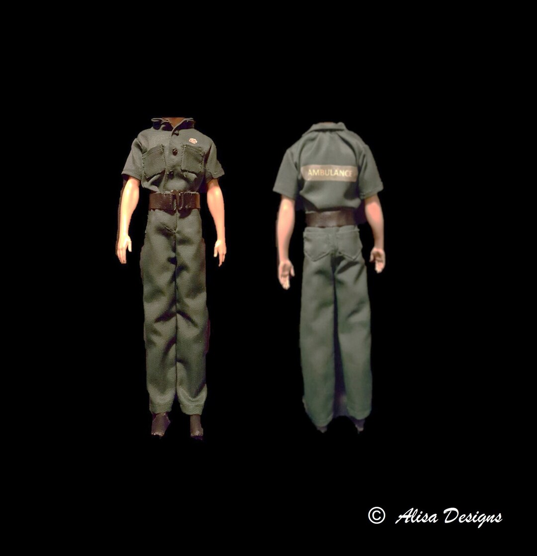 Handmade Ambulance Clothing/ Paramedic Uniform for 12 Inch Male Fashion ...