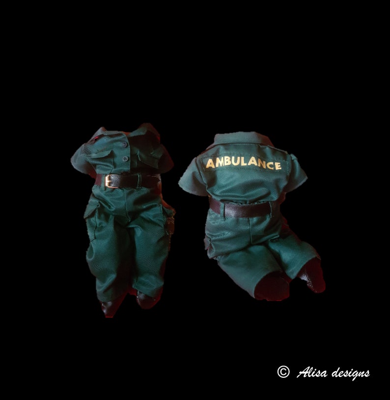 Handmade Ambulance Clothing/ Paramedic Uniform for 18-19 Inch - Etsy ...