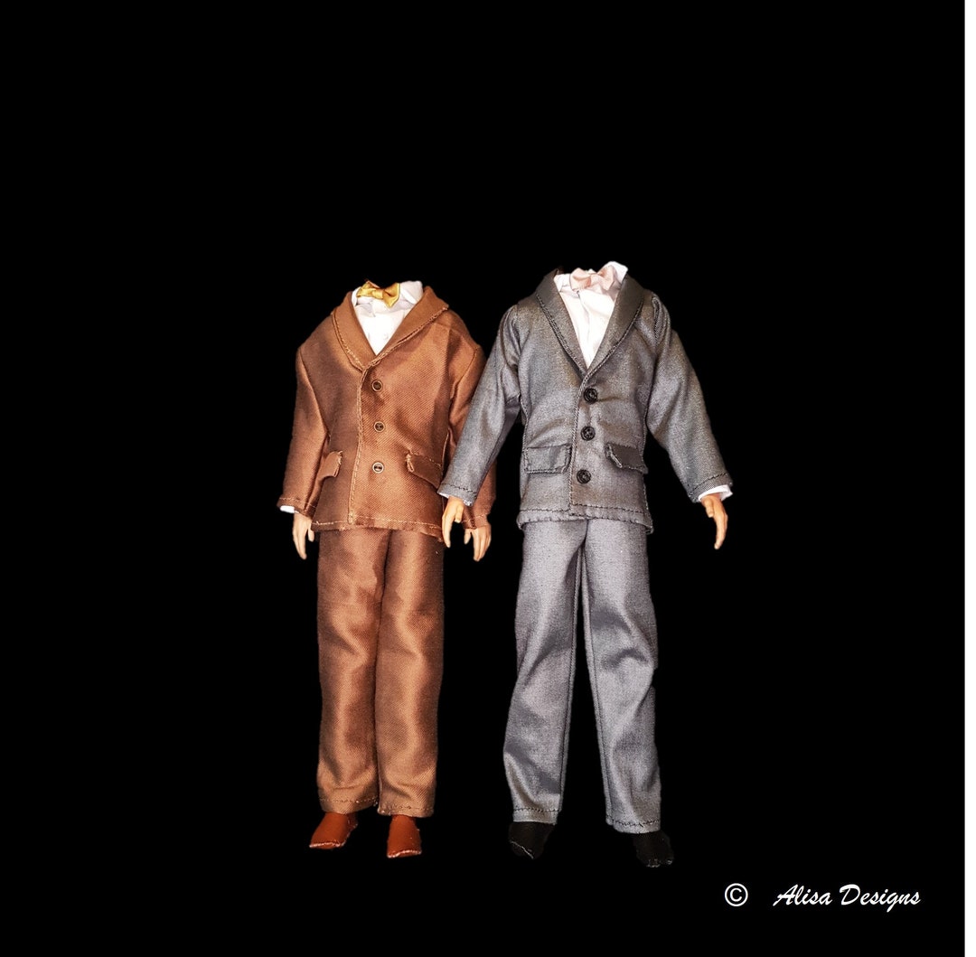 Luxurious Suits for 12 Inch Male Fashion Doll. Two Options, Choose One ...