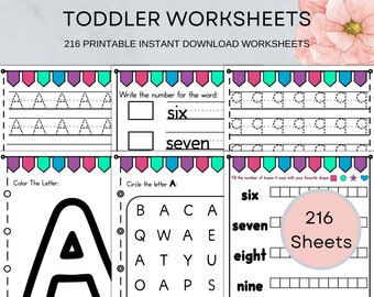 A to Z Printable Alphabet Worksheets Kindergarten, Toddlers, Preschool ...