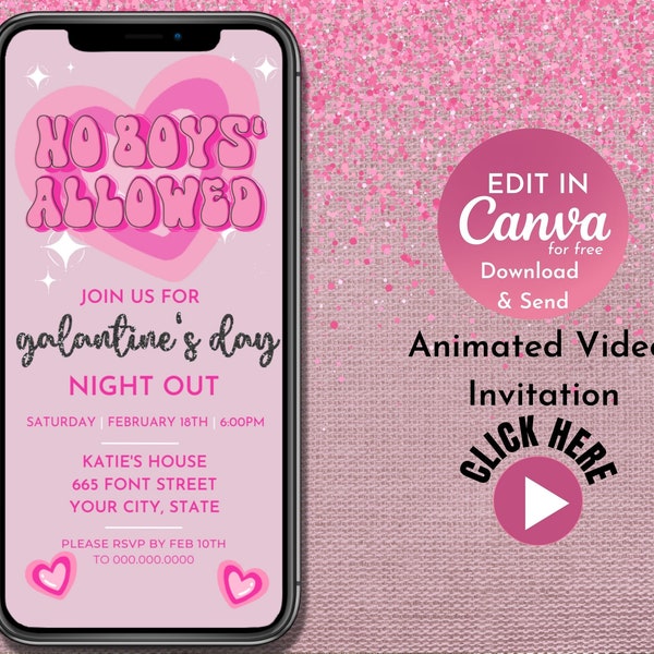 Night Out Invitation - Etsy