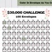 30K 100 Envelope Challenge Printable, 30K Challenge, Savings Goal, US ...