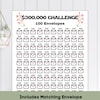 20K 100 Envelope Challenge Printable, 20K Challenge, Savings Goal ...