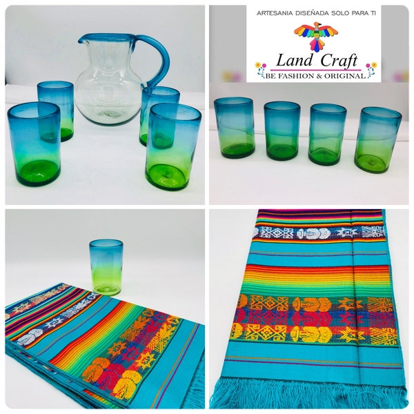 Pitcher With Glasses - Etsy