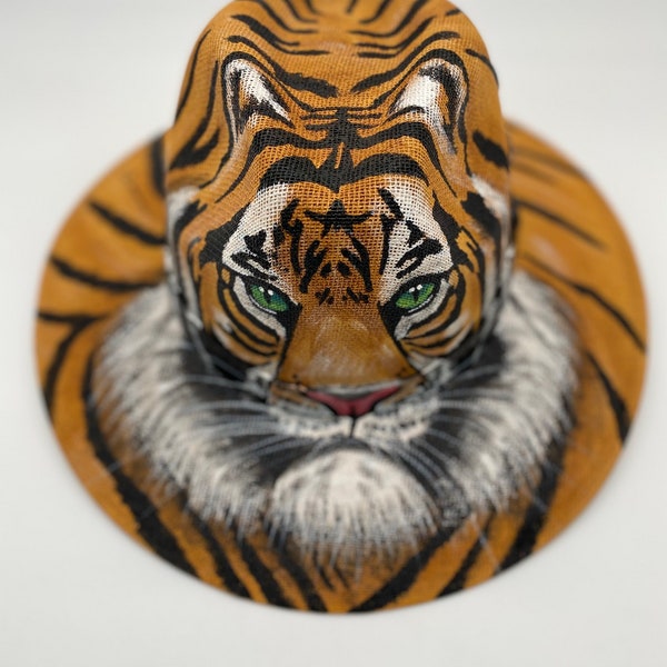 Hand Painted Tiger - Etsy