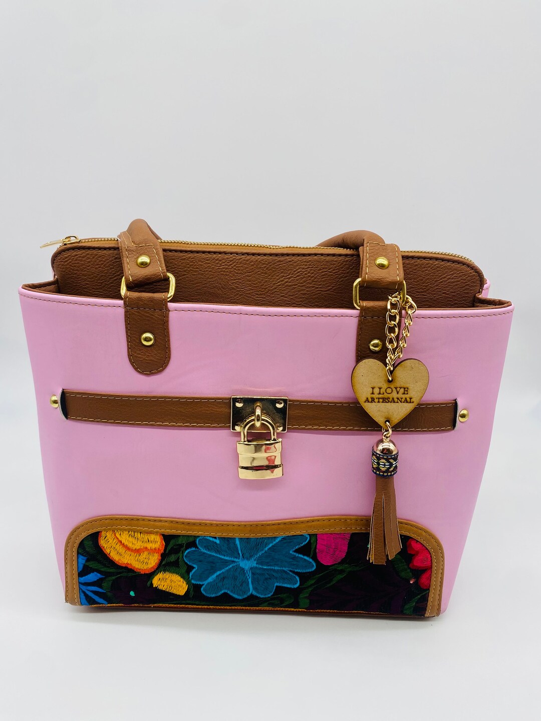 Tooled Mexican Hand Bag Artisanal Purse Mexican Purse Leather Crossbody ...