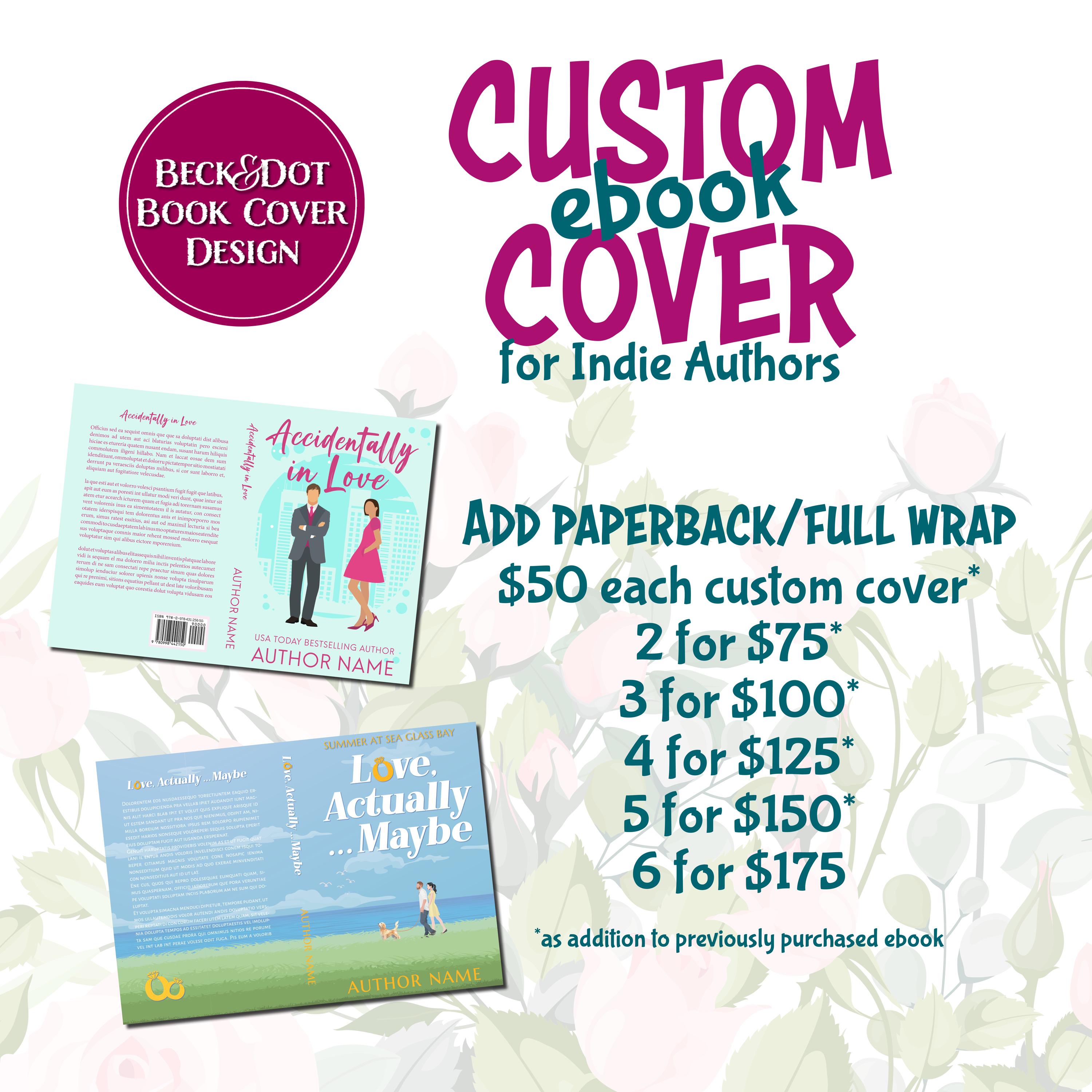 Custom-made Book Cover Design, Holiday Romance; Your Design Ideas ...