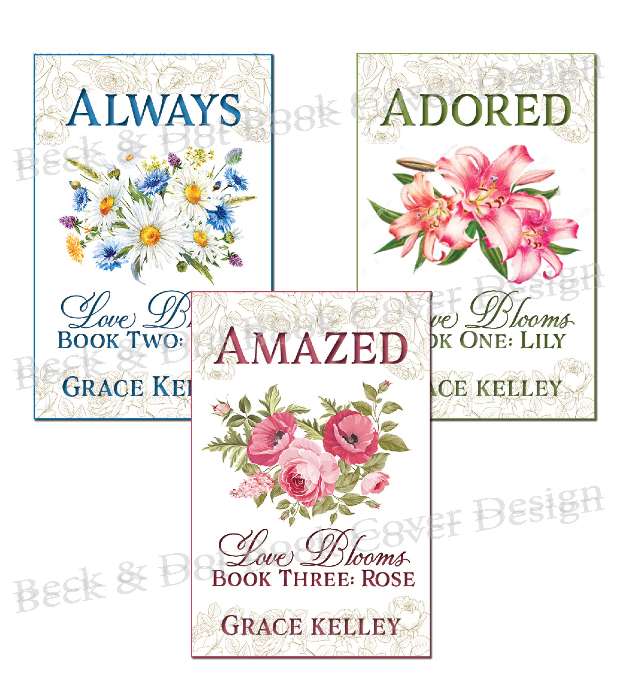 Pre-made Book Cover Sweet & Clean Series - Etsy
