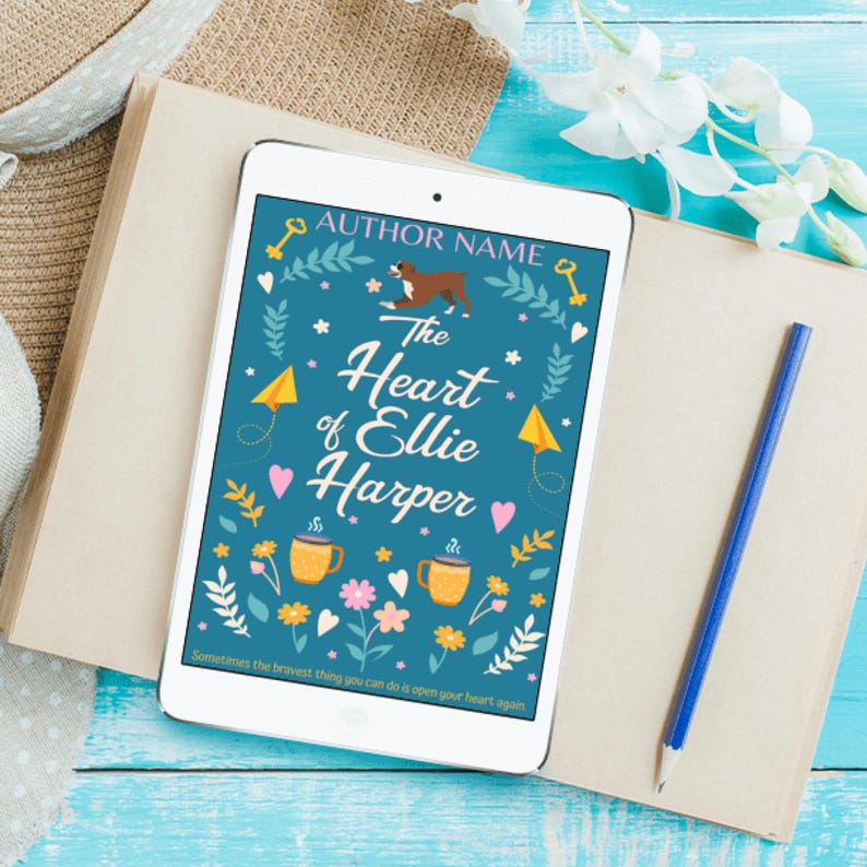 Premade Rom-com Ebook Cover Design: Unique Sweet Romance - Etsy