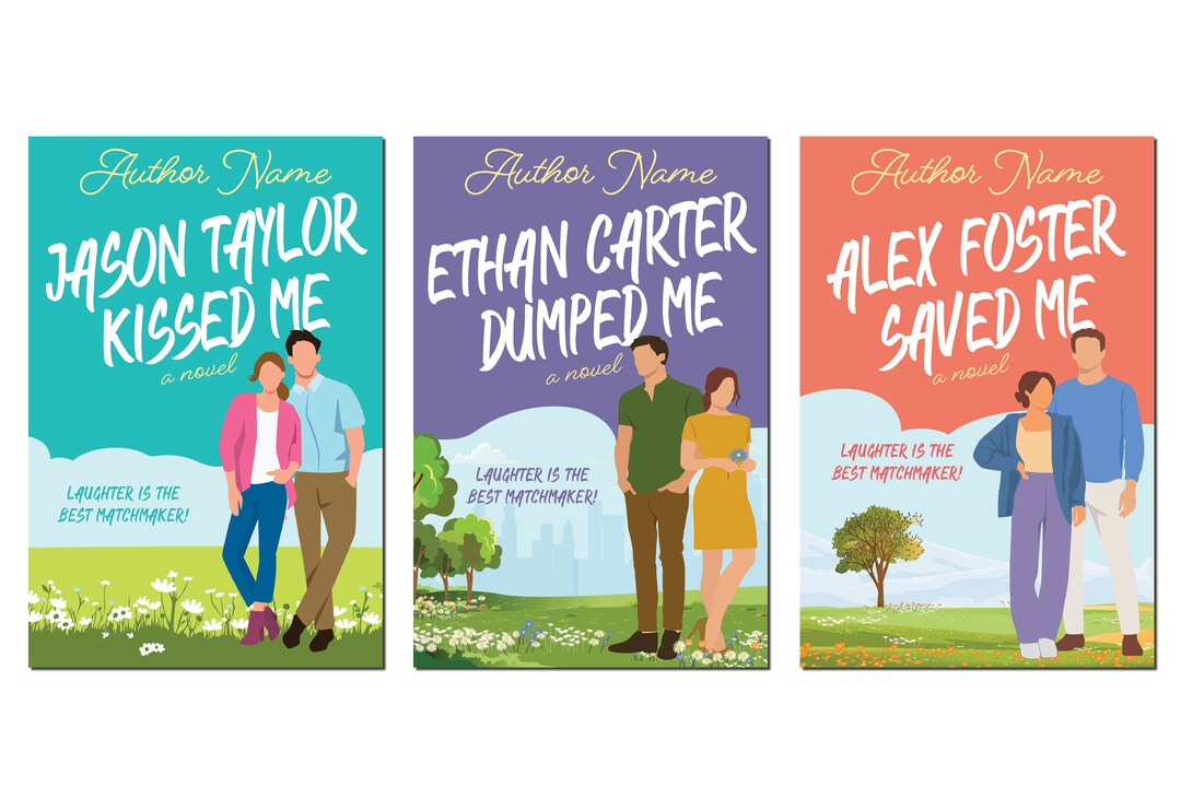 Premade Book Covers, Romance, Rom-com - Etsy