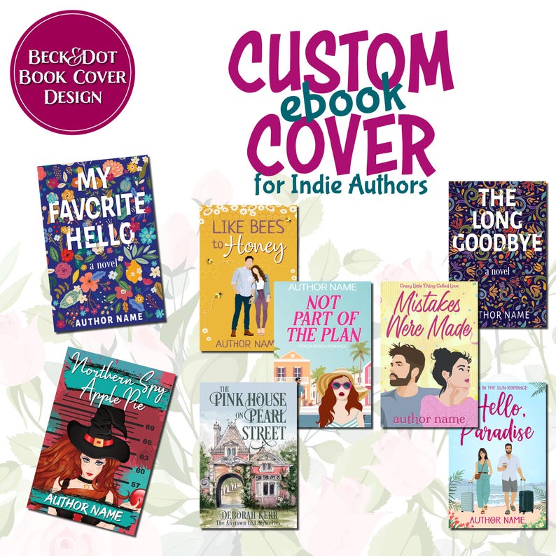 Custom-made Book Cover Design, Holiday Romance; Your Design Ideas ...