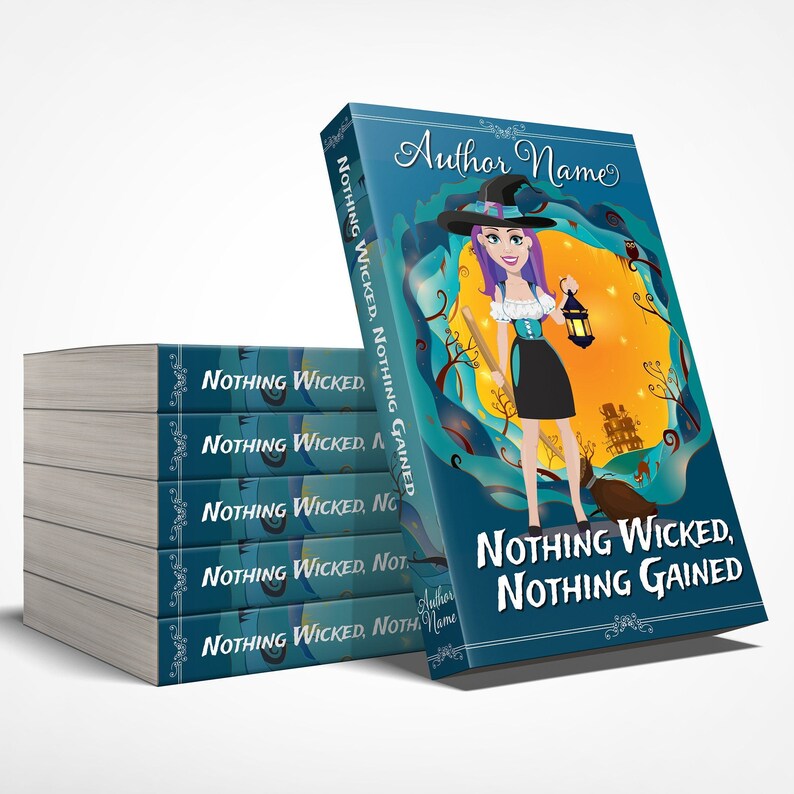 Pre-made Book Covers Cozy Mystery Paranormal - Etsy