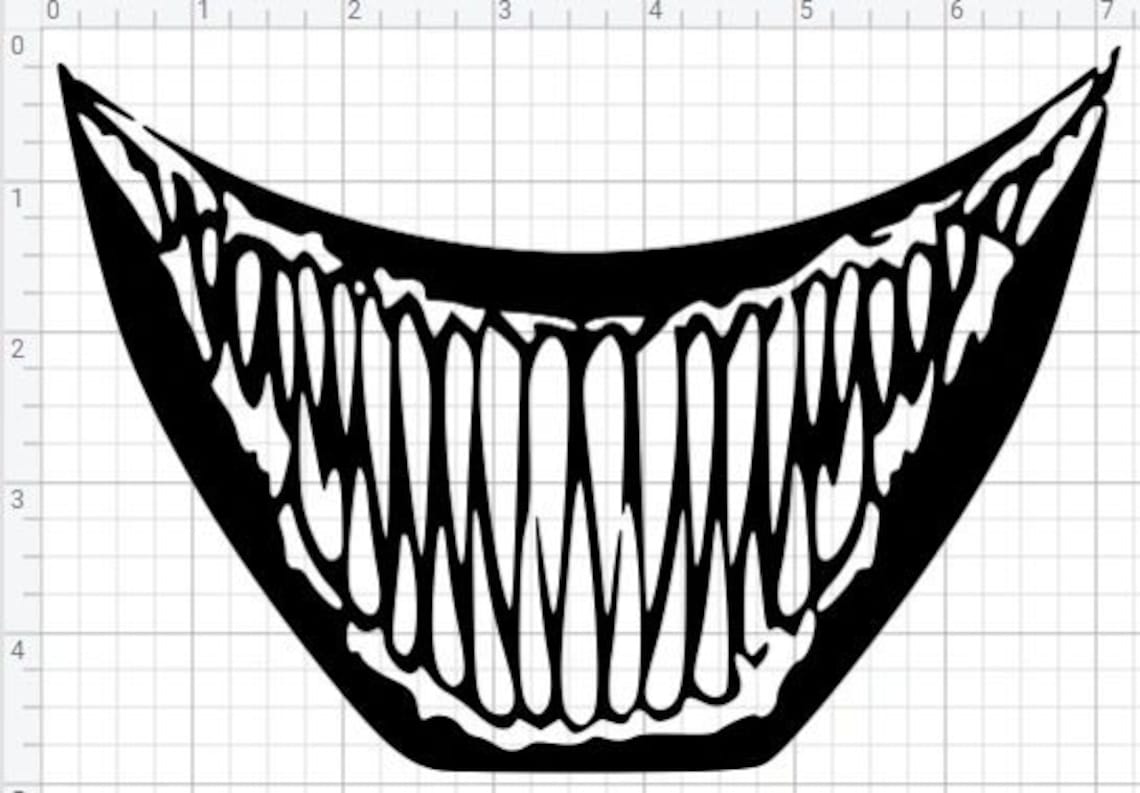 Venom Mouth svg png archivo dxf | Etsy